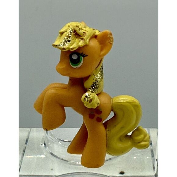Hasbro | Toys | Applejack My Little Pony Glitter Mane 2 Mini Figure 20 ...